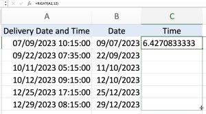 How to Separate Date and Time in Excel | MyExcelOnline