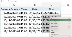How to Separate Date and Time in Excel | MyExcelOnline