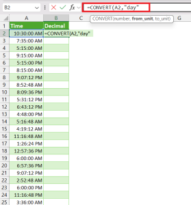 Convert Time to Decimal in Excel - Top 3 Methods | MyExcelOnline