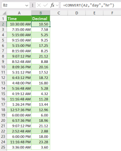 Convert Time to Decimal in Excel - Top 3 Methods | MyExcelOnline
