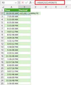 Convert Time to Decimal in Excel - Top 3 Methods | MyExcelOnline