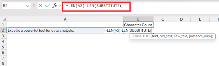 How to Count Characters in Excel - 3 Easy Formulas | MyExcelOnline