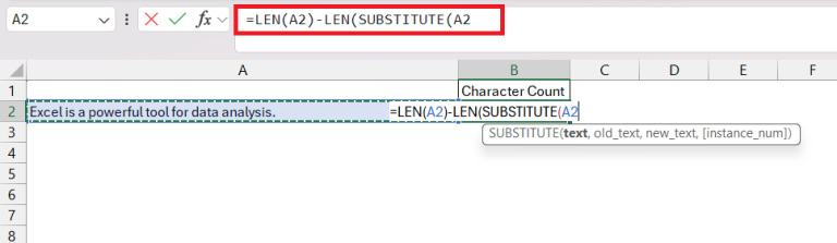 How To Count Characters In Excel 3 Easy Formulas Myexcelonline