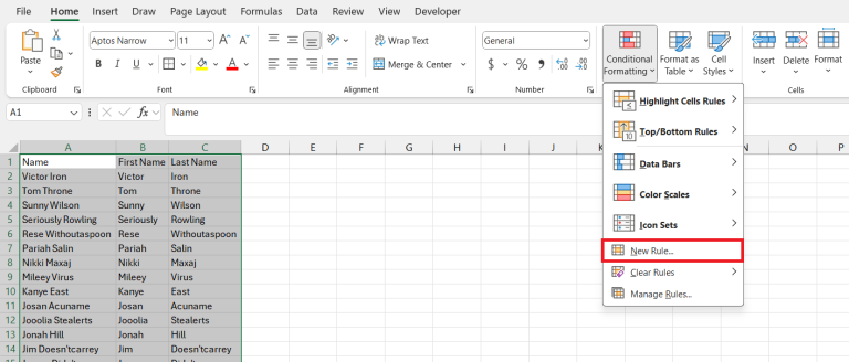 How to Highlight Every Other Row in Excel - 3 Detailed Methods ...