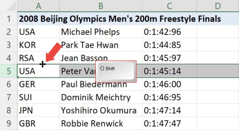 How to Move Rows in Excel - 5 Easy Ways! | MyExcelOnline