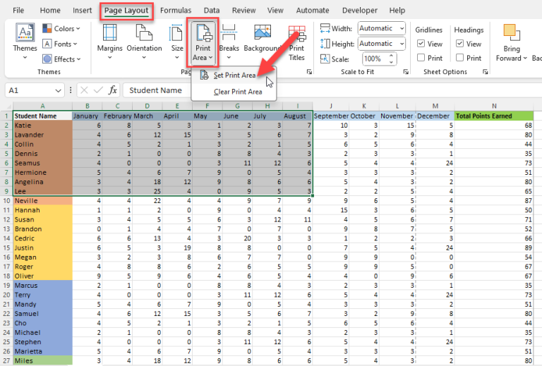 How to Set the Print Area in Excel - Plus Useful Tips! | MyExcelOnline