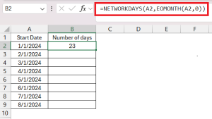 How to Calculate Workdays in Excel - 3 Useful Formulas | MyExcelOnline