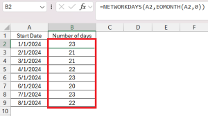 How to Calculate Workdays in Excel - 3 Useful Formulas | MyExcelOnline