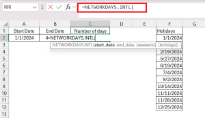 How to Calculate Workdays in Excel - 3 Useful Formulas | MyExcelOnline