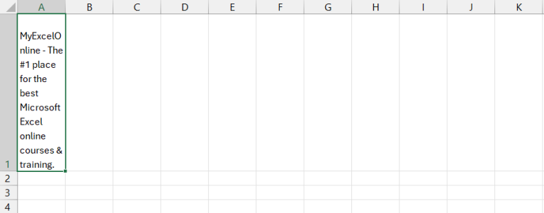How to Wrap Text in Excel - 4 Quick & Easy Methods | MyExcelOnline
