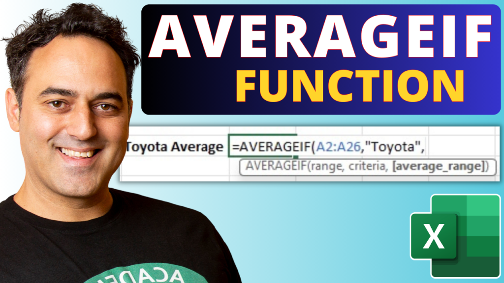 Excel S Averageif Function With Examples Myexcelonline
