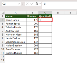 Use Alt Code for Checkmark in Excel - A Quick Tip | MyExcelOnline