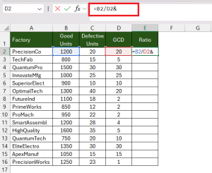 How to Calculate Ratio in Excel - 4 Useful Methods | MyExcelOnline
