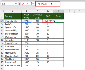 How to Calculate Ratio in Excel - 4 Useful Methods | MyExcelOnline