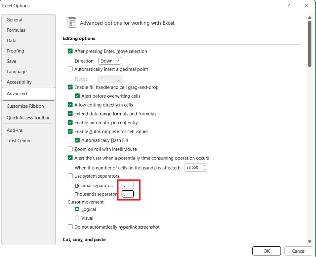 How to Change Excel CSV separator | MyExcelOnline How to Change Excel CSV separator | MyExcelOnline