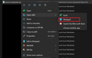 How to Change Excel CSV separator | MyExcelOnline