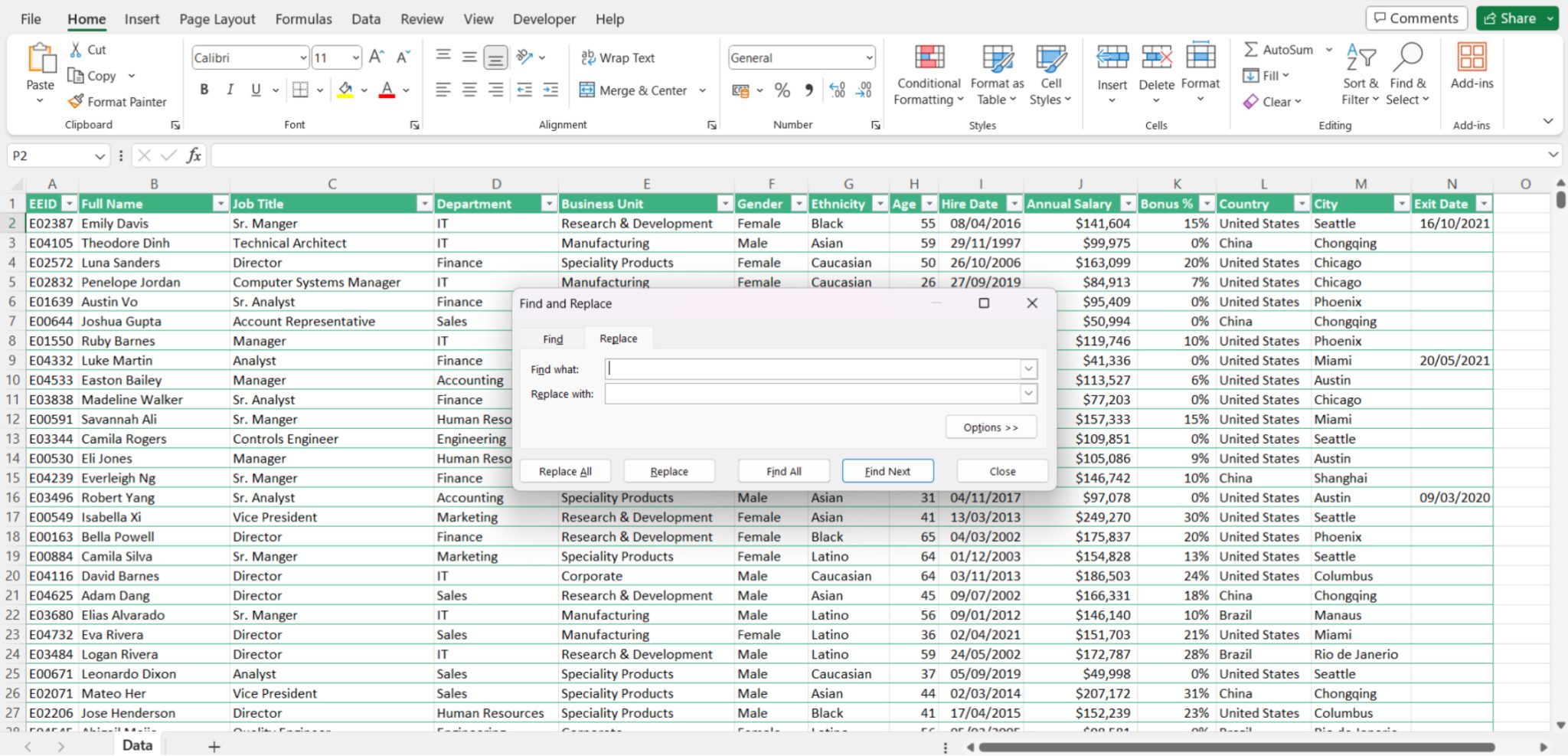 How to Find and Replace in Excel - 5 Easy Examples | MyExcelOnline