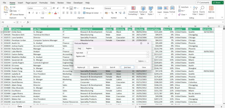 How to Find and Replace in Excel - 5 Easy Examples | MyExcelOnline