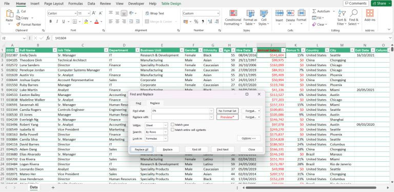 How to Find and Replace in Excel - 5 Easy Examples | MyExcelOnline