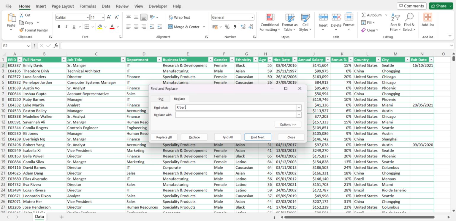 How to Find and Replace in Excel - 5 Easy Examples | MyExcelOnline