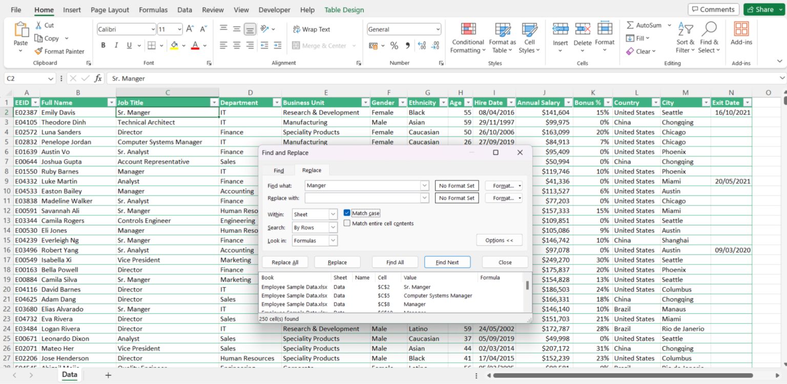 How to Find and Replace in Excel - 5 Easy Examples | MyExcelOnline