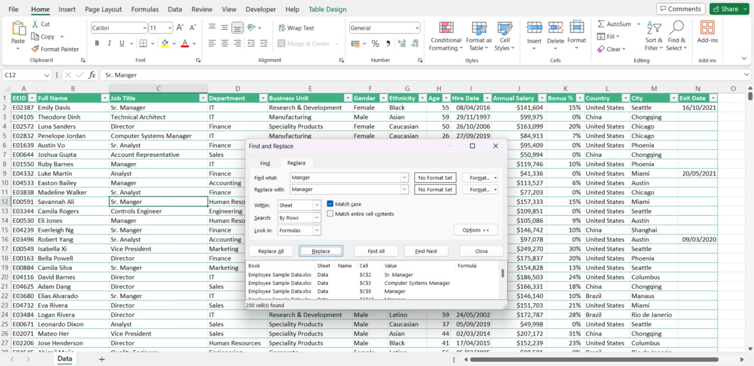 How to Find and Replace in Excel - 5 Easy Examples | MyExcelOnline