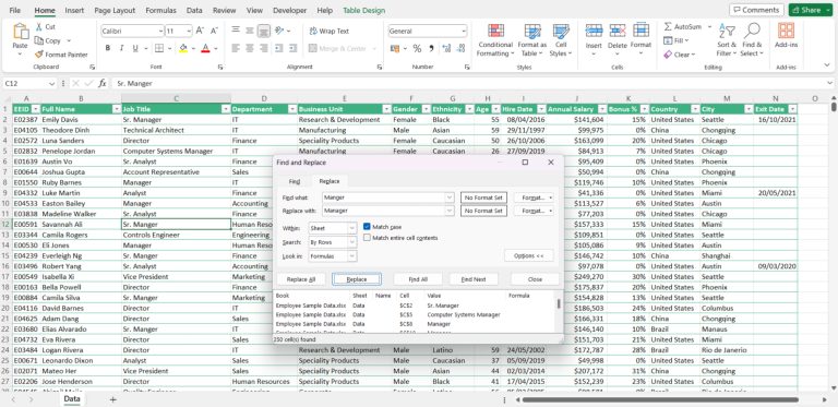 How to Find and Replace in Excel - 5 Easy Examples | MyExcelOnline