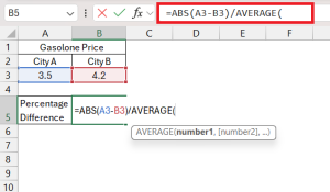 How to Calculate Percentage Difference with Excel Formula | MyExcelOnline