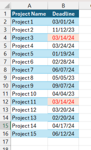 Highlight 30 Days from Today using Excel Conditional Formatting ...