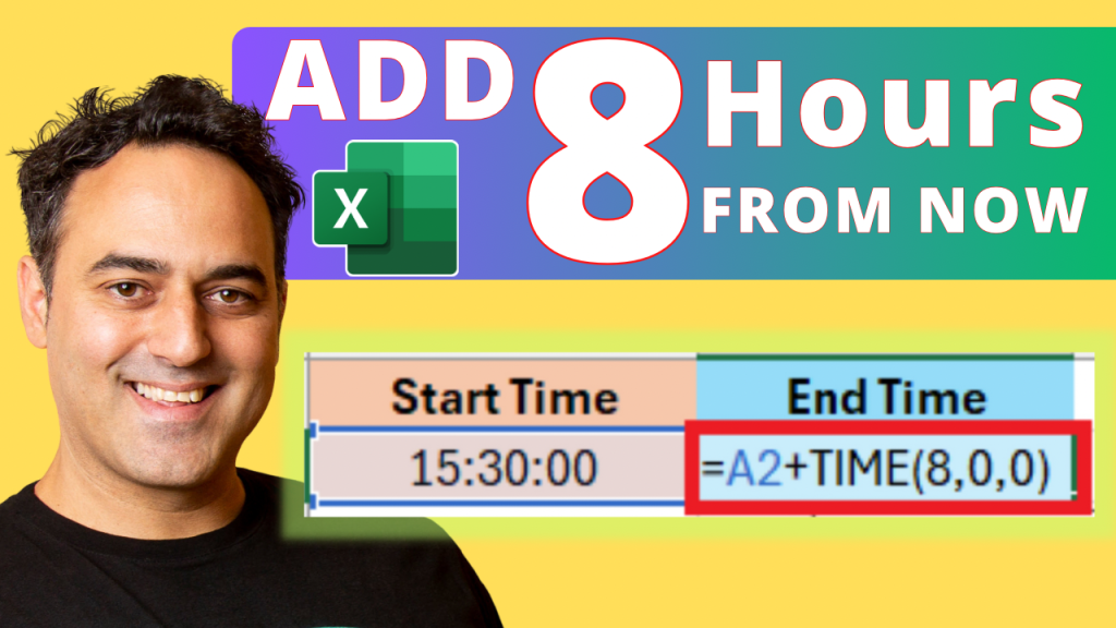 3 Easy Methods to Add 8 Hours from Now in Excel | MyExcelOnline