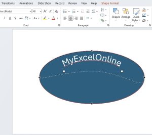 Unleash Your Creativity with Curved Text in Powerpoint | MyExcelOnline