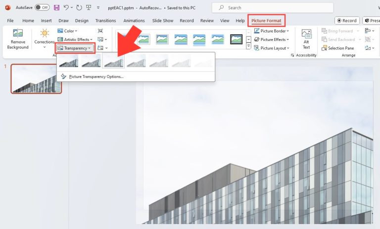 Best Tutorial - Create Transparent Pictures in PowerPoint | MyExcelOnline