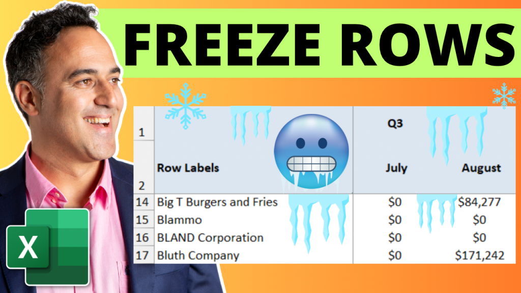 Maximizing Efficiency with Freeze Rows in Excel | MyExcelOnline