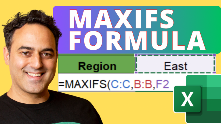 The Essential MAXIFS Formula in Excel - Step by Step Guide | MyExcelOnline