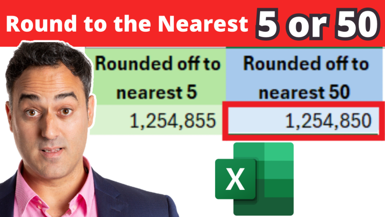 Quick Excel Tips: Round to Nearest 5 or 50 with Precision | MyExcelOnline