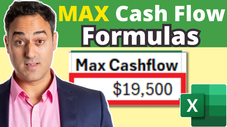 Excel for Finance: Calculate Max Cash Flow Formulas Simplified ...