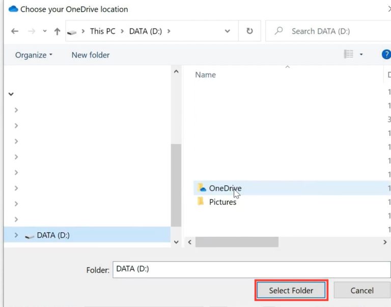 3-Step Guide: How to Change OneDrive Folder Location | MyExcelOnline