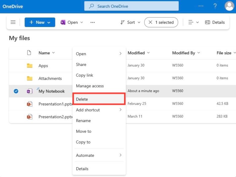 Best Guide: Delete OneNote Notebooks on Any Device | MyExcelOnline