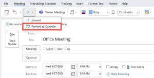 Learn How to Forward Meeting Invites in Outlook | MyExcelOnline