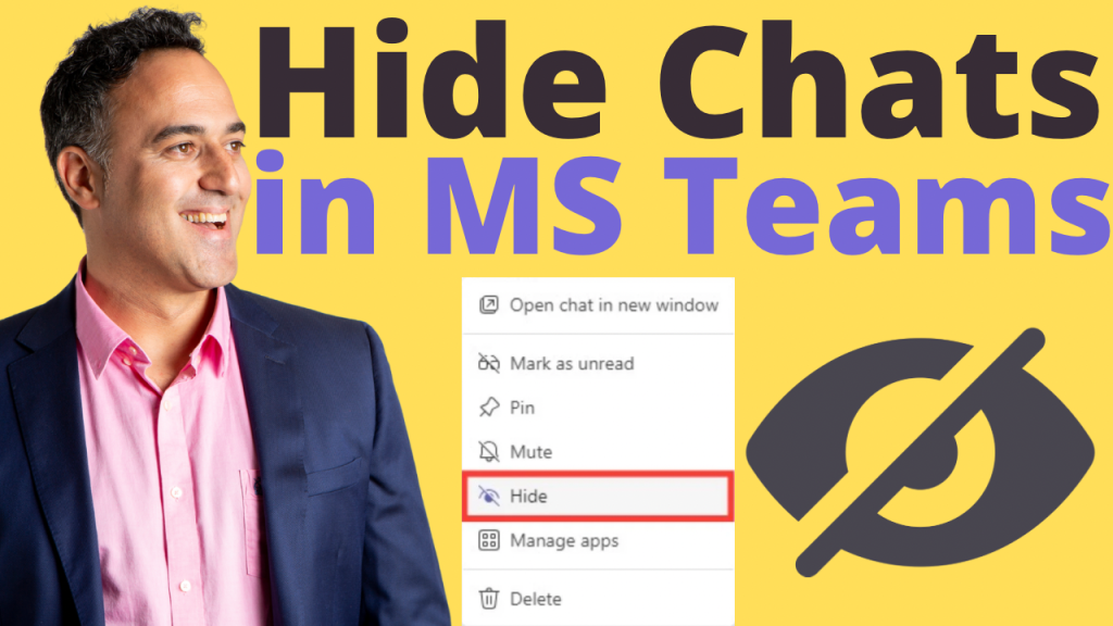 How to Hide Chats in Teams for Privacy | MyExcelOnline