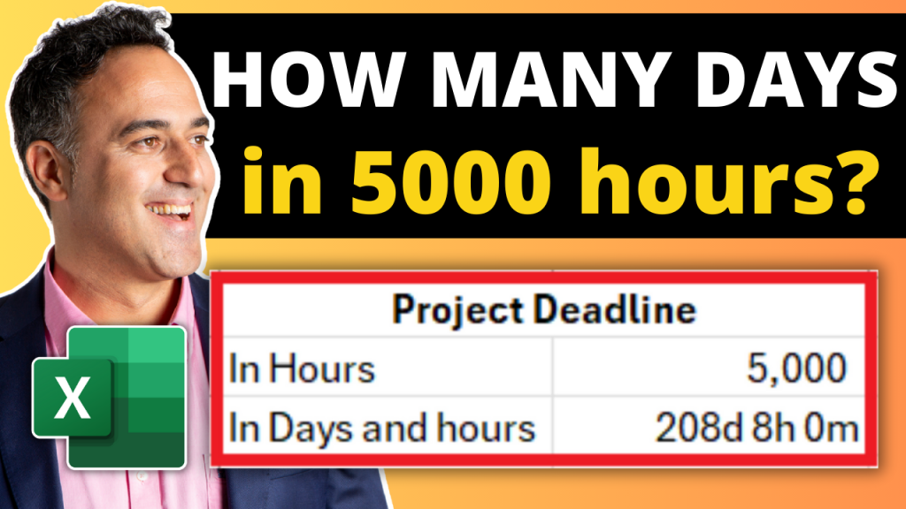 Excel Time Hack: How Many Days is 5000 Hours? | MyExcelOnline