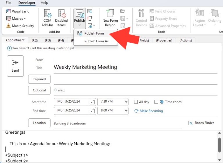 Efficiently Plan Meetings with Outlook's Meeting Invite Templates ...