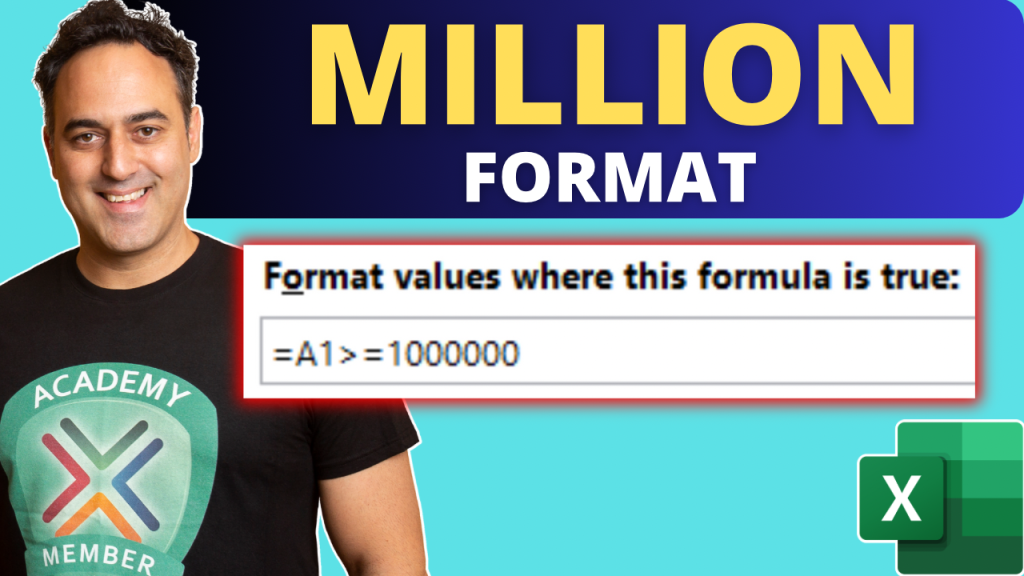 Numbers to Million Format: Quick Excel Format Guide | MyExcelOnline
