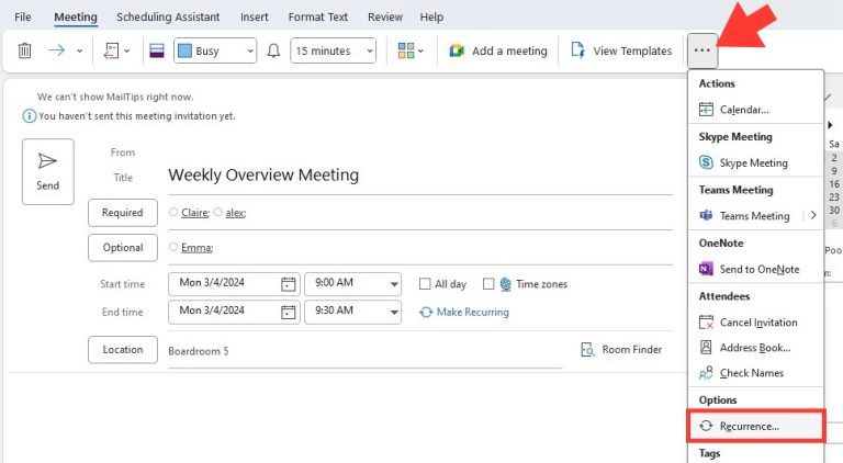 The Ultimate Outlook Meeting Guide: Set, Invite, Follow-Up! | MyExcelOnline