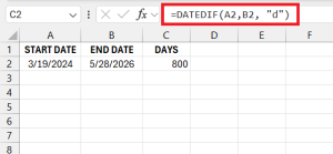 Quick Guide to Convert Years to Days or Months to Days in Excel ...
