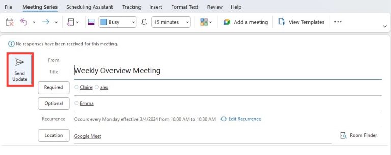 Quick Guide: How to Reschedule Meetings in Outlook Fast! | MyExcelOnline