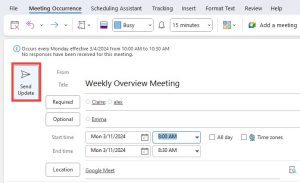 Quick Guide: How to Reschedule Meetings in Outlook Fast! | MyExcelOnline