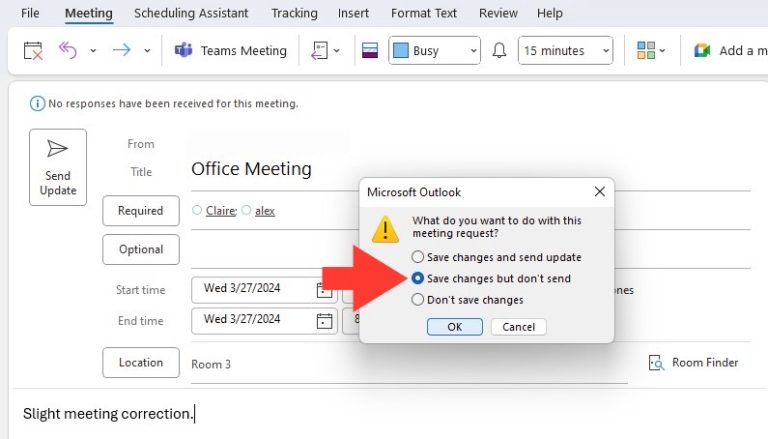 Best Guide: Update Outlook Meetings Without Alerts | MyExcelOnline