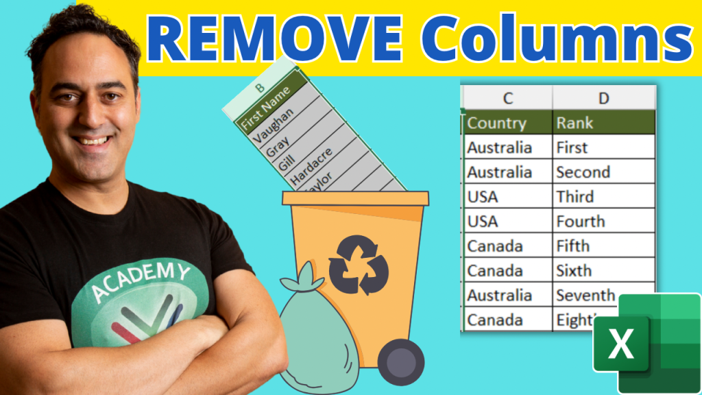 Quick Excel Cleanup: How to Remove Column in Seconds | MyExcelOnline