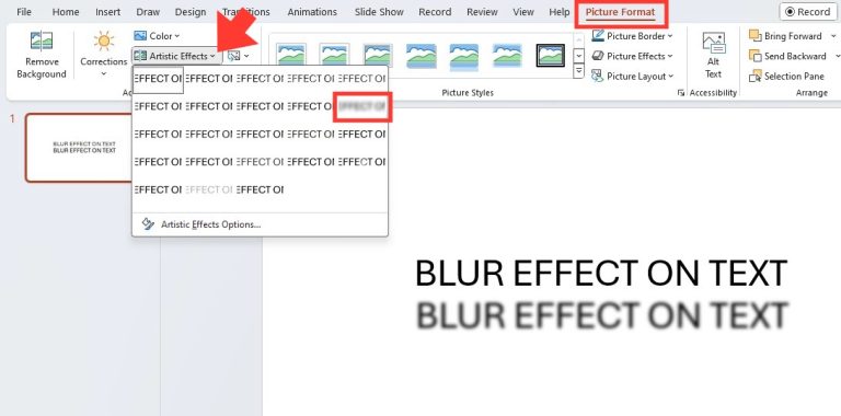 How to Easily Blur Images in PowerPoint | MyExcelOnline